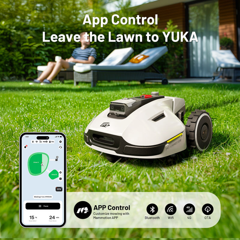 YUKA 2000 Robot Mower for 0.5 Acres | Mammotion US