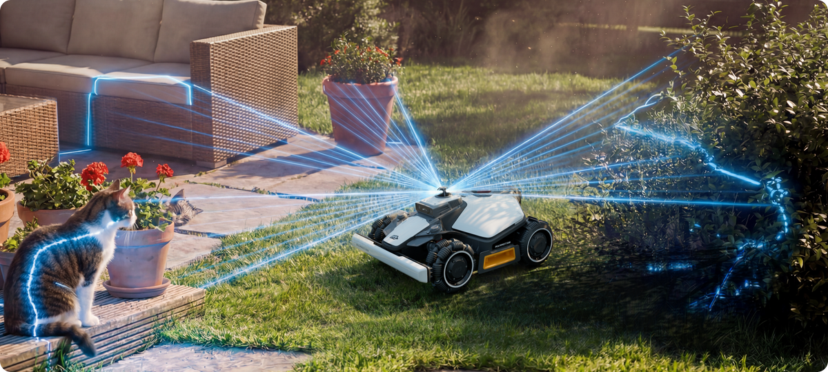 LUBA mini 2 AWD Robot Lawn Mower - 1500 / 1500H | Mammotion US