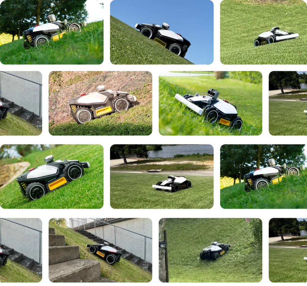 LUBA mini 2 AWD Robot Lawn Mower - 1500 / 1500H | Mammotion US